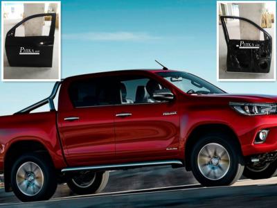 China 2016 Toyota Hilux Revo Auto Body Parts Black Car Door Thickness 0.8mm for sale