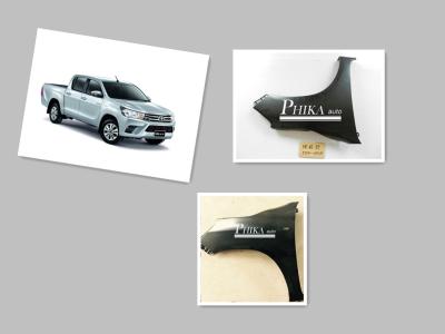 China Black RH Toyota Parts Automotive Front Fender For Hilux Revo 2016 for sale
