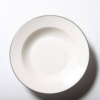 China Color Printed Porcelain Dinner Plate Set 10.5 Inch for Restaurant Wedding for sale