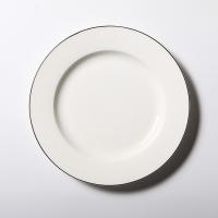 China Color Printed Porcelain Dinner Plate Set 10.5 Inch for Restaurant Wedding for sale