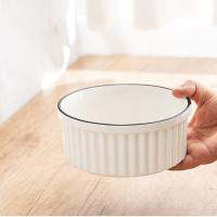 China Custom Ceramic Custom Pet Bowls Feeders Rounded Shape With Shelf for sale