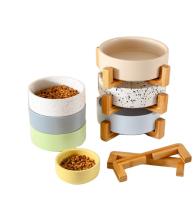 China Custom Ceramic Pet Bowl Feeders for Small Dog Cat Food Water 2000pcs MOQ for sale