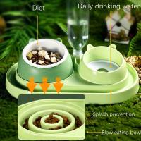 China 3 In 1 Ceramic Pet Bowl Feeder Multifunction For Small Animals for sale
