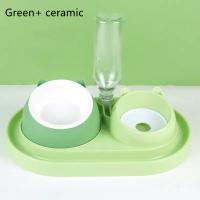 China 3 In 1 Ceramic Pet Bowl Feeder Multifunction For Small Animals for sale