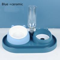 China 3 In 1 Ceramic Pet Bowl Feeder Multifunction For Small Animals for sale