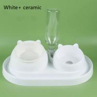 China 3 In 1 Ceramic Pet Bowl Feeder Multifunction For Small Animals for sale