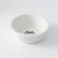 China Eco Friendly Ceramic Pet Bowl Durable Dog Feeder 2pcs MOQ Customizable for sale