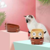 China Eco Friendly Ceramic Pet Bowl Durable Dog Feeder 2pcs MOQ Customizable for sale