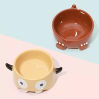 China Eco Friendly Ceramic Pet Bowl Durable Dog Feeder 2pcs MOQ Customizable for sale