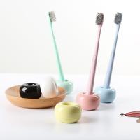 China Modern Ceramic Toothbrush Holder Set Stand 2x4x2.5cm Pink Blue Green for sale