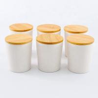 China Luxury Ceramic Pottery Candle Vessels Empty Engraved Eco Friendly for sale