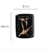 China Custom Ceramic Candle Vessels Porcelain Empty Candle Jars 1000pcs MOQ for sale