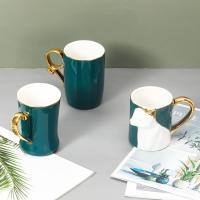 China Handmade Ceramic Coffee Mug Fox Face Pattern 400ml Capacity Customizable Porcelain Cup for sale