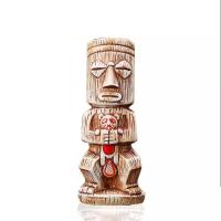 China Creative Ceramic Tiki Mugs Hawaiian Cocktail Mug Porcelain Beer Wine Mug 10pcs Custom Size for sale