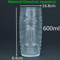 China Creative Ceramic Tiki Mugs Hawaiian Cocktail Mug Porcelain Beer Wine Mug 10pcs Custom Size for sale