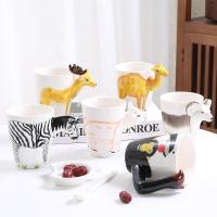 China Customized 3D Animal Ceramic Coffee Mug 450ml 15oz for Gift for sale