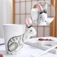 China Customized 3D Animal Ceramic Coffee Mug 450ml 15oz for Gift for sale
