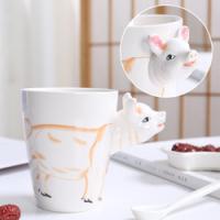 China Customized 3D Animal Ceramic Coffee Mug 450ml 15oz for Gift for sale