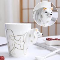 China Customized 3D Animal Ceramic Coffee Mug 450ml 15oz for Gift for sale