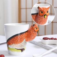 China Customized 3D Animal Ceramic Coffee Mug 450ml 15oz for Gift for sale