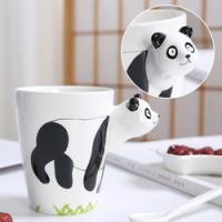 China Customized 3D Animal Ceramic Coffee Mug 450ml 15oz for Gift for sale