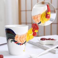 China Customized 3D Animal Ceramic Coffee Mug 450ml 15oz for Gift for sale