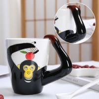 China Customized 3D Animal Ceramic Coffee Mug 450ml 15oz for Gift for sale