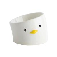 China Personalized Ceramic Pet Bowl Chicken Shape for Cat Dog Food Water 500ml for sale