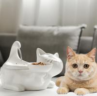 China 2L Water Capacity Ceramic Pet Bowl Automatic Multifunctional for sale