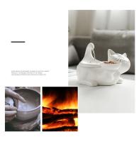 China 2L Water Capacity Ceramic Pet Bowl Automatic Multifunctional for sale