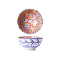 China Newell Colorful Porcelain Ceramic Soup Bowl 6.5x12.8cm Microwave Safe Custom Logo for sale