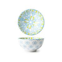 China Newell Colorful Porcelain Ceramic Soup Bowl 6.5x12.8cm Microwave Safe Custom Logo for sale