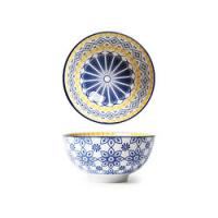 China Newell Colorful Porcelain Ceramic Soup Bowl 6.5x12.8cm Microwave Safe Custom Logo for sale