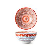 China Newell Colorful Porcelain Ceramic Soup Bowl 6.5x12.8cm Microwave Safe Custom Logo for sale