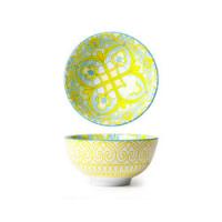 China Newell Colorful Porcelain Ceramic Soup Bowl 6.5x12.8cm Microwave Safe Custom Logo for sale