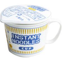 China Wholesale Porcelain Ramen Bowl Set with Lid 2pcs Reusable Easy Clean Instant Noodle Bowl OEM for sale
