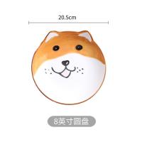 China Cute Dog Design Ceramic Oven Bowl 9 Inch 10 Inch 12 Inch Food Grade Safe for sale
