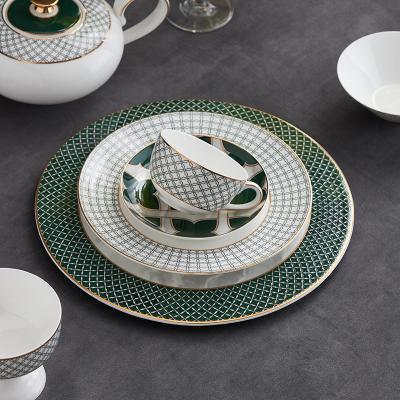 China Customized Bone China Porcelain Plates Set Eco Friendly OEM for Hotel Restaurant 150C for sale