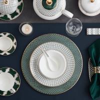 China Customized Bone China Porcelain Plates Set Eco Friendly OEM for Hotel Restaurant 150C for sale