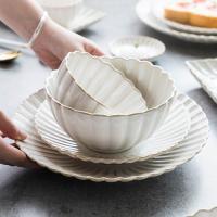 China Custom Porcelain Ceramic Plate Set 2-Piece Dinnerware for Restaurant Coffee Shop OEM ODM for sale