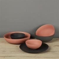 China ODM Under Glazed Ceramic Plates Sets , European Style Matte Ceramic Dinnerware for sale