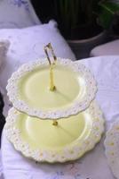 China Daisy Underglaze Ceramic Dessert Plates 10.5 Inch Faience Dinner Set for Salad Food for sale