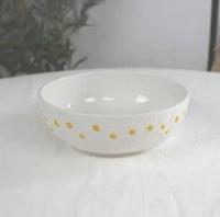 China Daisy Underglaze Ceramic Dessert Plates 10.5 Inch Faience Dinner Set for Salad Food for sale