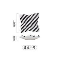 China Luxury Nordic Style Ceramic Plate Set 20cm 15cm 10cm Bohemian Dinnerware for Restaurant Hotel for sale