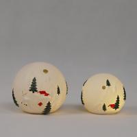 China Wholesale DIY Ceramic Christmas Ball Ornaments 500pcs Customizable for Home Hotel Party Decoration for sale