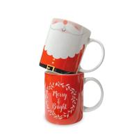 China Customized LOGO Ceramic Anniversary Gift Mugs For Coffee Tea for sale