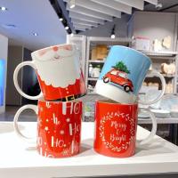 China Customized LOGO Ceramic Anniversary Gift Mugs For Coffee Tea for sale
