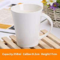 China Customized LOGO Ceramic Anniversary Gift Mugs For Coffee Tea for sale