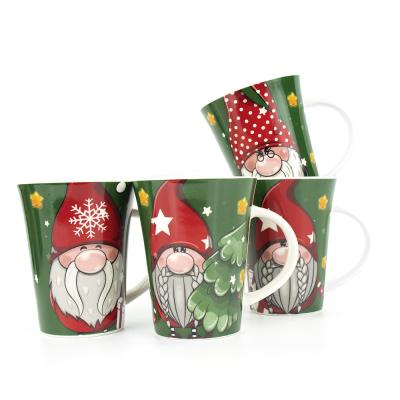 China 3D Animal Modeling Ceramic Coffee Cups 400ml For Breakfast Milk for sale