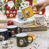 China 14oz Ceramic Christmas Coffee Mug Stoneware Santa Design 350ml Capacity Best Gift for sale